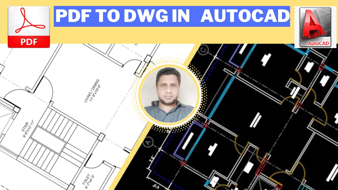 Do convert pdf to dwg, image to dwg in autocad or solidworks by Designalletc | Fiverr