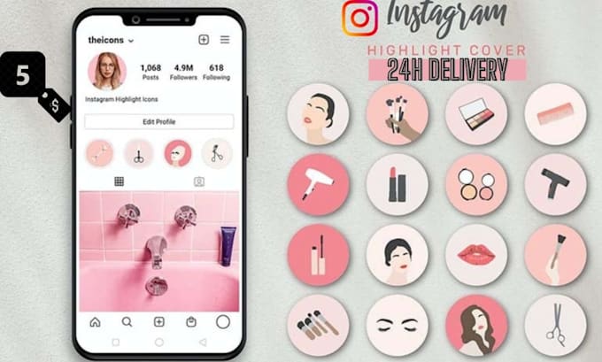 Design fabulous instagram story highlights cover icons by Anasmekkaoui ...