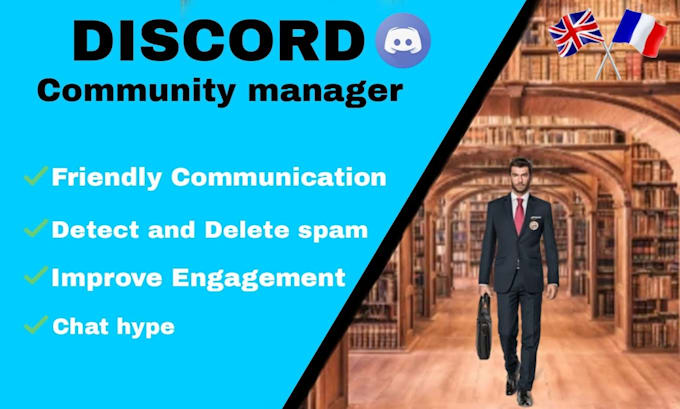Be your discord moderator by Apoctil_nico | Fiverr