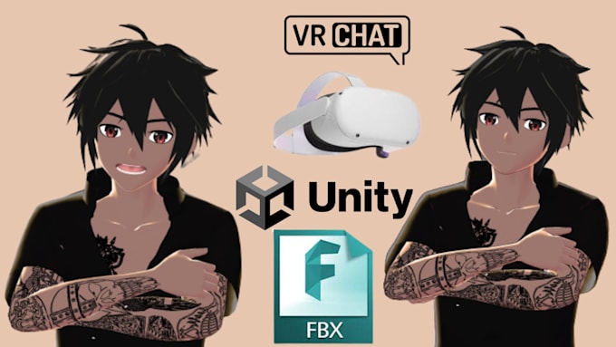Do Custom Vrchat Avatar Vtuber Avatar Vtube 3dmodel Vrc Character