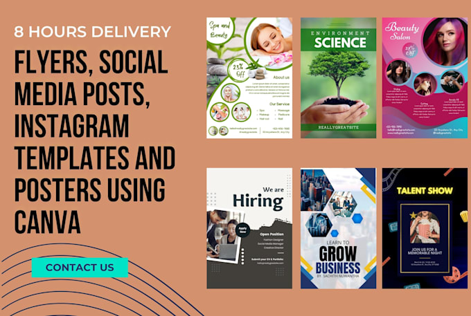 Design flyers, social media posts, instagram templates, and posters ...