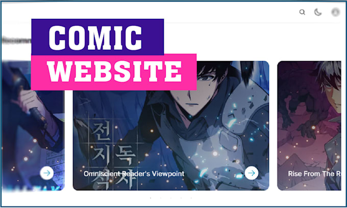 Make full stack comic website with demo by Ducchuy | Fiverr