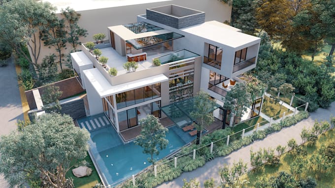 Do architectural 3d modeling and realistic renderings of your project by Walawe | Fiverr