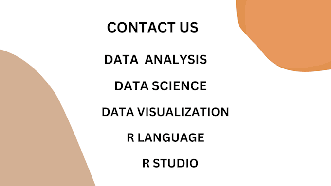 Do data visualization, data analysis in rstudio by Shahan_r | Fiverr