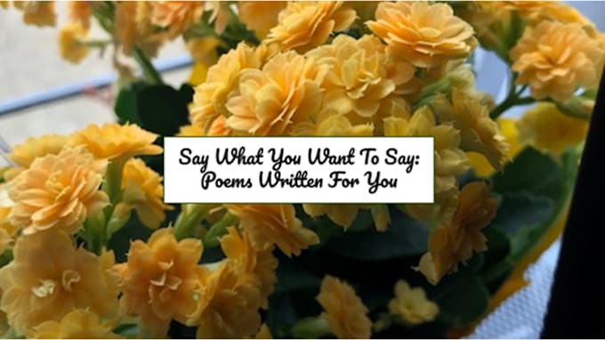 Write a heartfelt poem for your loved, or hated, one by Mary_alissa ...