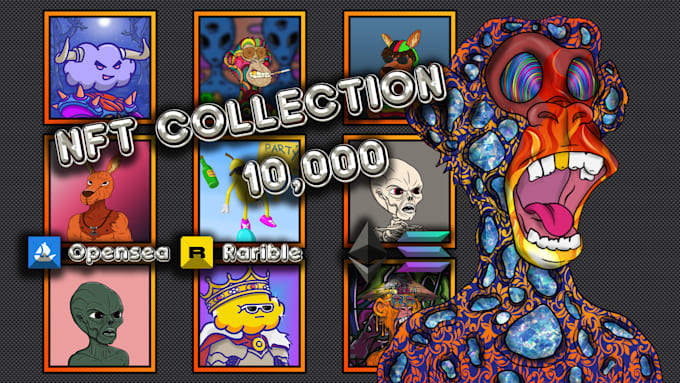 Draw and generate an nft art collection in any art style by ...