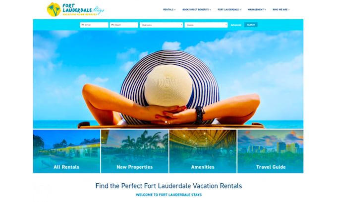 Create vacation rental website, hotel booking, vacation rental by Bams_digitals | Fiverr