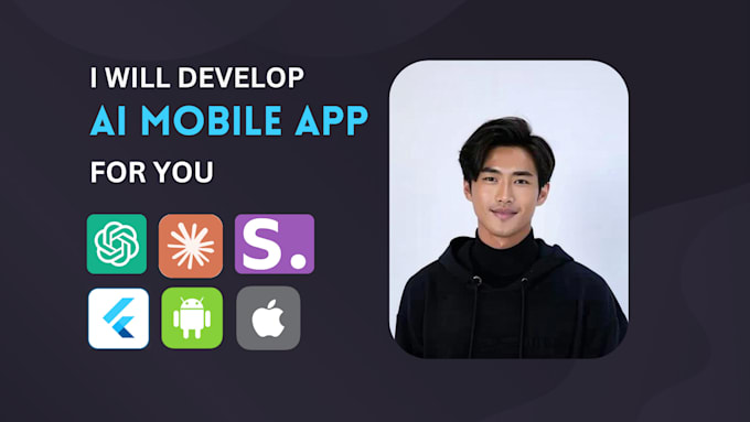 Develop ai mobile app android ios app with llm like chatgpt by ...