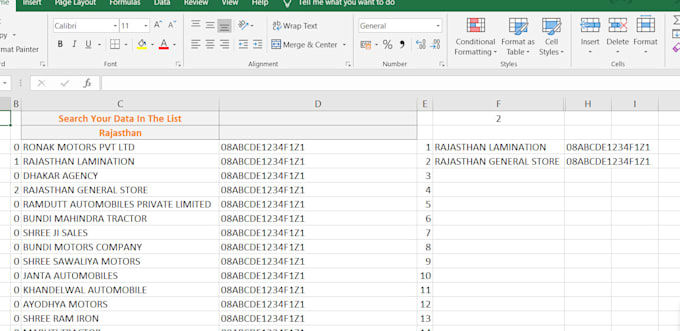 Complete your unorganized data by Accounts_eazy | Fiverr