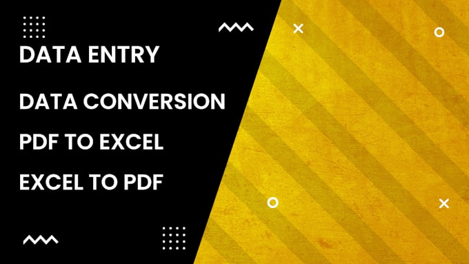 Do accurate data entry, copy paste, web scrap, pdf to excel by Shahbazali115 | Fiverr