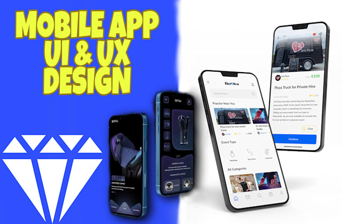 Do mobile app ui ux, website app ui ux, prototype wireframe, best ...