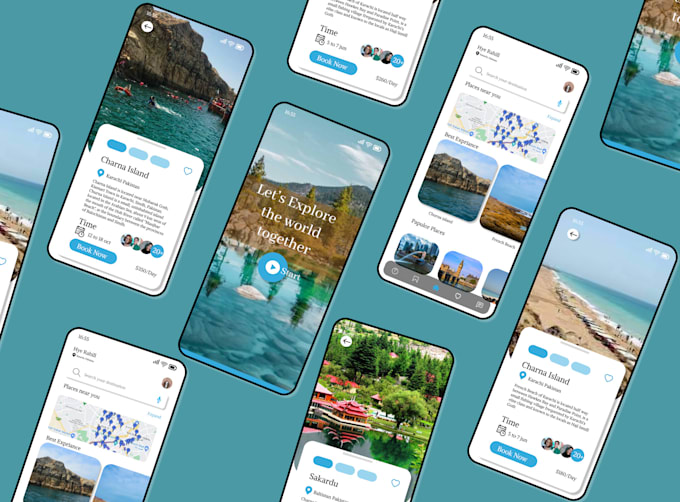 Do creative ui figma pototype eye catching ui ux innovative app design ...