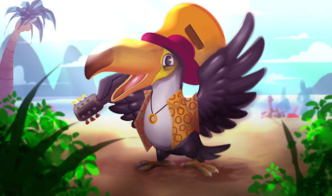 Draw a wonderful character illustration by Retina2d | Fiverr