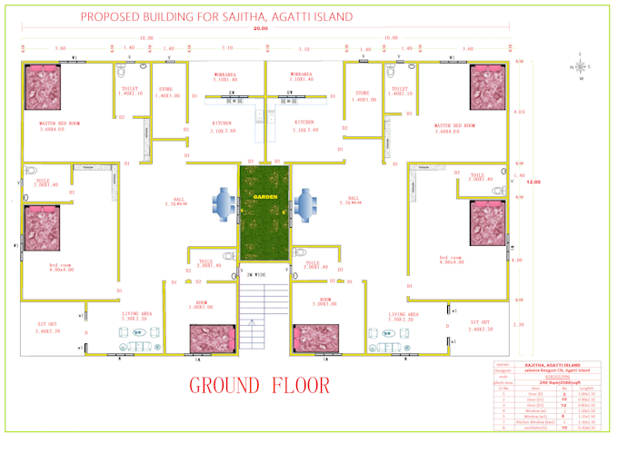 Design architectural floor plan with perfection by Saleenablk | Fiverr