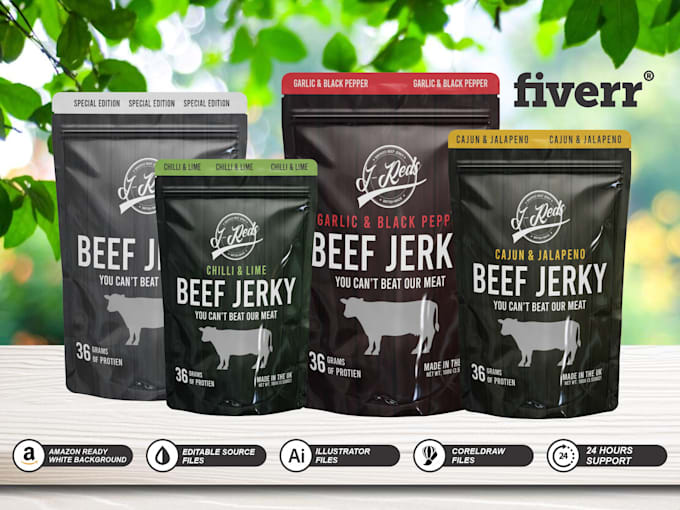 Design weed pouch, label, box and any type of product packaging by ...