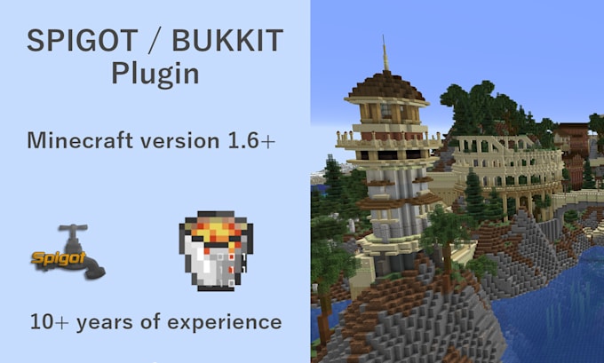 Make a custom minecraft plugin by Theohmmr | Fiverr
