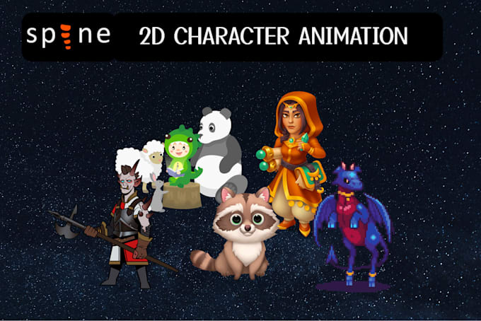Animate your 2d game characters in spine 2d pro by Cofe_man | Fiverr