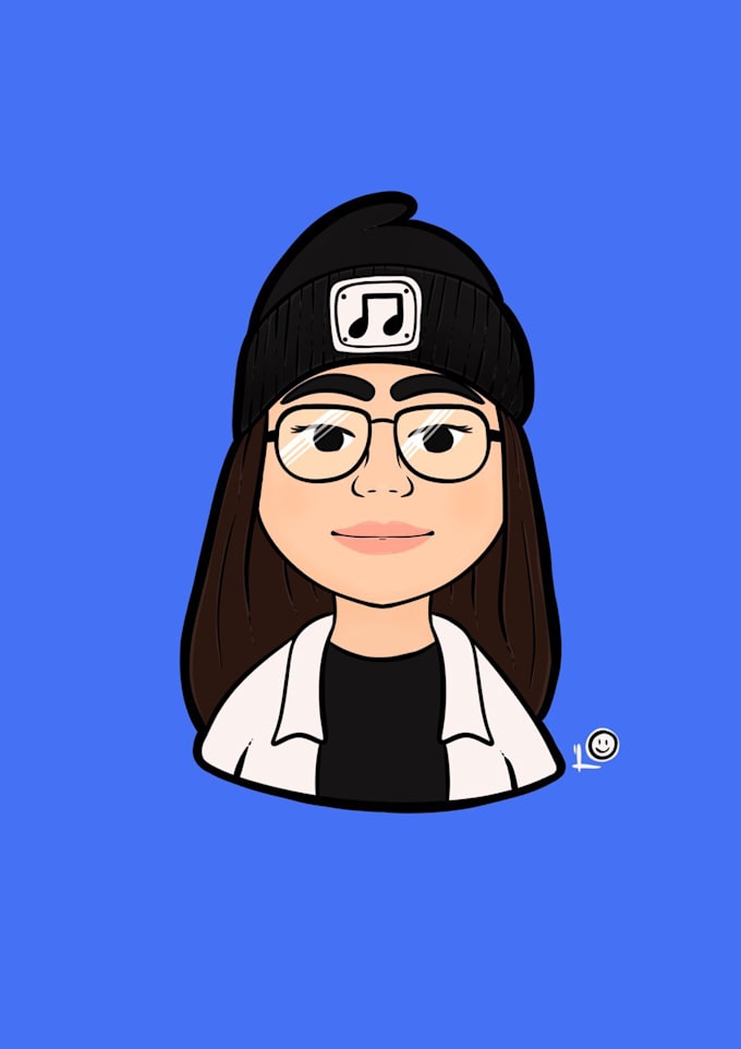 Make self cartoon with fun colors by Elpionsihite243 | Fiverr