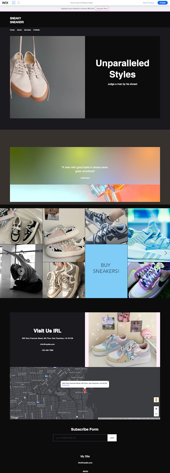 Create a pro wix website design by Armeen_bee | Fiverr