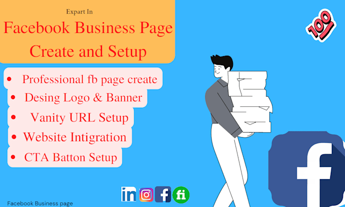 Create, setup and optimized facebook business page by Asif420120 | Fiverr