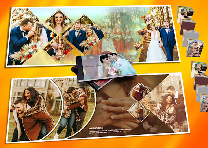 Do professional wedding album design, photo album, photobook by Thimix ...