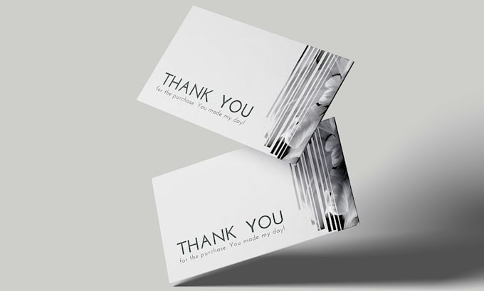 Design a professional thank you card in canva by Nour_75 | Fiverr