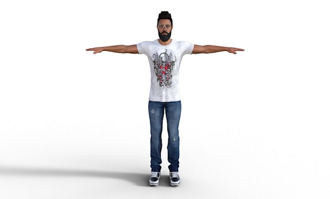 Create a 3d character modeling inform of cartoon or realistic shape by ...