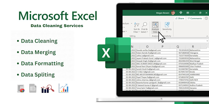Clean, merge, split, organize leads ms excel data by Kastar_760 | Fiverr