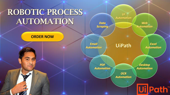 Automate your manual process with uipath automation robots by Naveedzafartech | Fiverr
