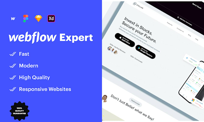 Design and develop your webflow website by Adole_ | Fiverr