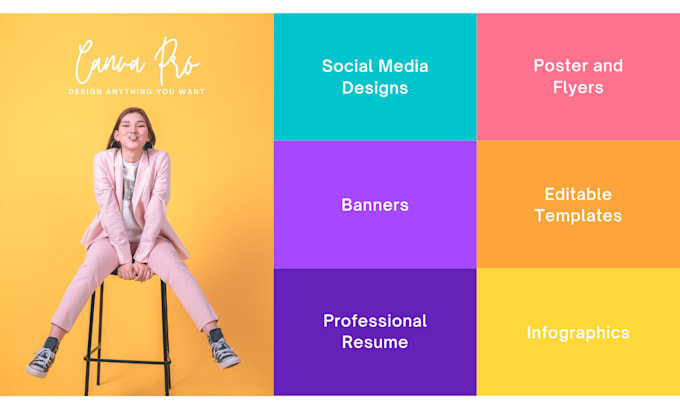 Design professional social media, canva templates for your page by Jimi ...