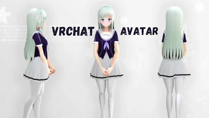 Edit or create custom vrchat avatar for you by Preciousmodel | Fiverr