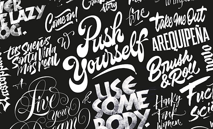 Design your handmade logo in lettering by Gonzalutzen | Fiverr