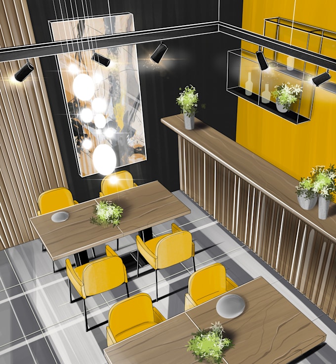 Do 3d hand render sketches for your design by Alinaantonovaa | Fiverr