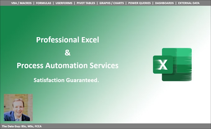 Automate any microsoft excel task by Mark_thedataguy | Fiverr
