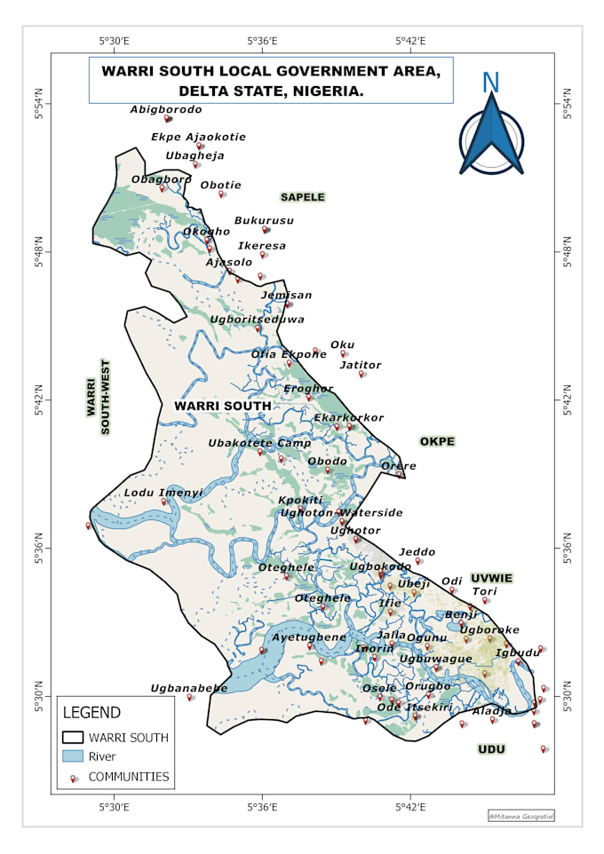 Digitize geographical data and make maps with qgis, arcmap by ...