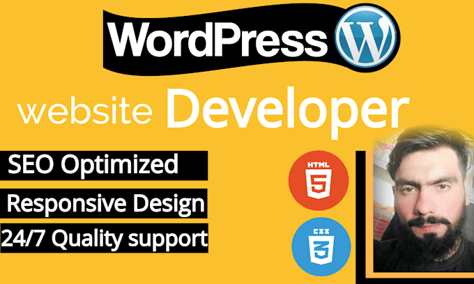 Design and develop your wordpress website by Tech1_naseem | Fiverr