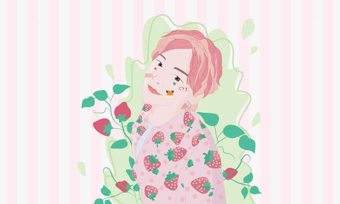 Create a vector portrait for you with exciting elements by Tee_draws ...