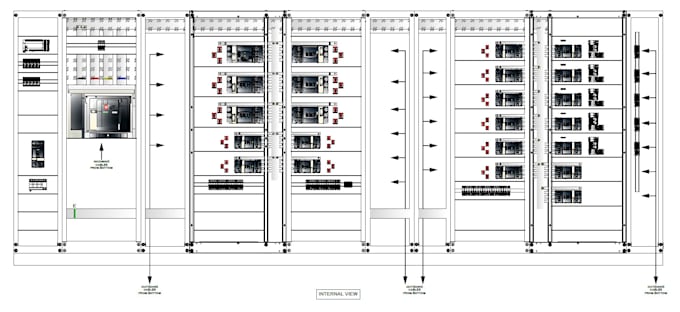 Design distribution panel and wiring diagram in autocad by Ahmedriaz01 ...