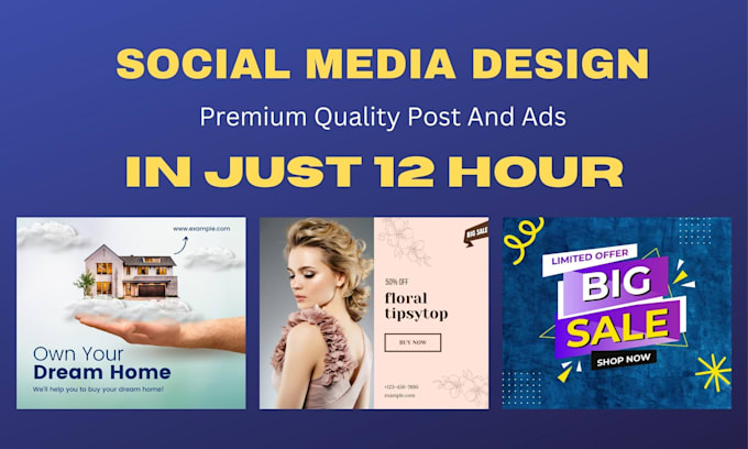 Create beautiful social media posts and design by Arfat62 | Fiverr