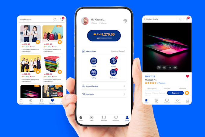Design industry standard mobile app ui by Itsargonaut | Fiverr