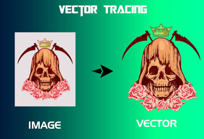 Do convert image to vector, vector tracing, vector image by Hsemon007 ...