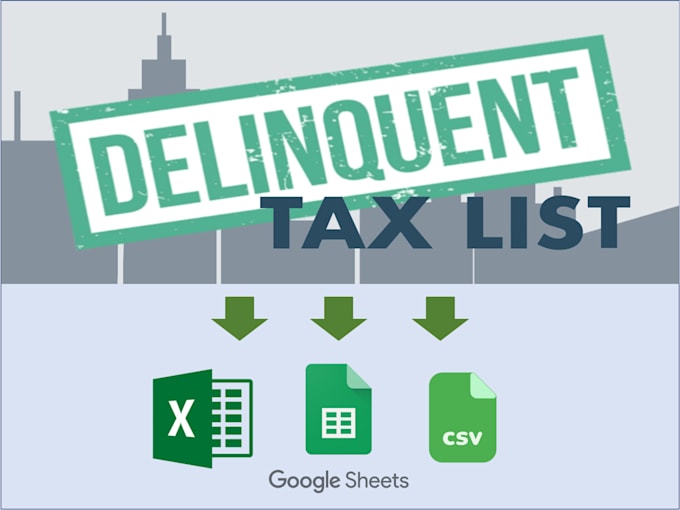 Convert your county tax delinquent file trw to excel or csv by The_data ...