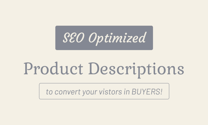 Write seo product descriptions for ecommerce stores by Varunkwatra | Fiverr Write seo product descriptions for ecommerce stores by Varunkwatra | Fiverr