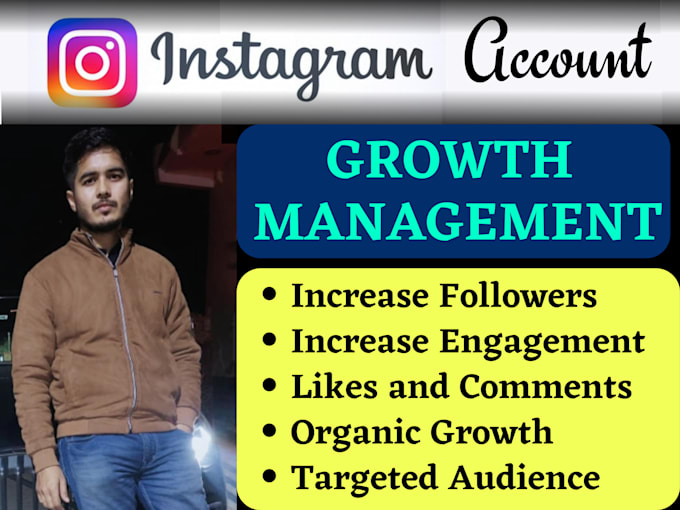 Grow your instagram account super fast organically with targeted audience by Mayank_parmar | Fiverr