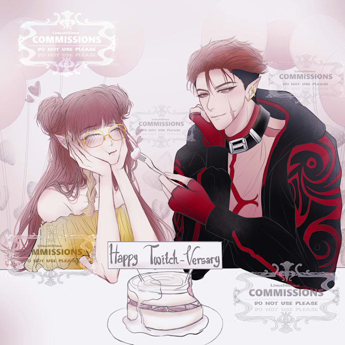 Draw manhwa or anime flat color art style by Limenilime04 | Fiverr