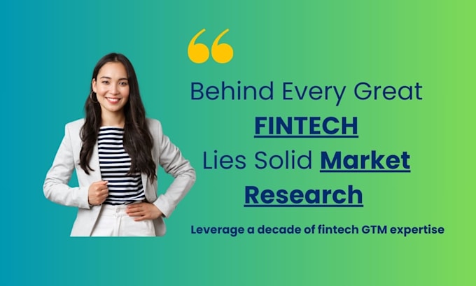 Deliver fintech and banking market research analysis by Malavikakumar | Fiverr