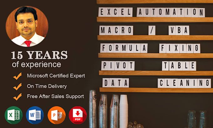 Do excel automation formula vba macro and data cleaning by Vikashdalmia ...