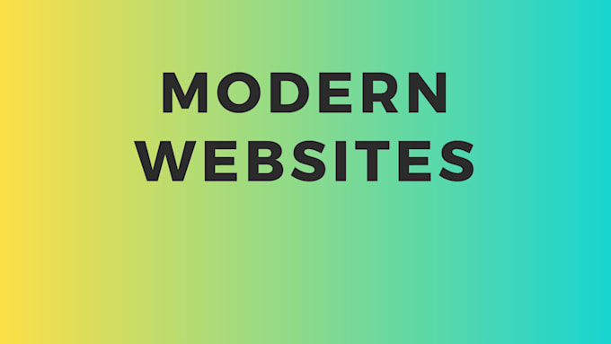 Make modern websites using html, css, react etc by Rush_33 | Fiverr