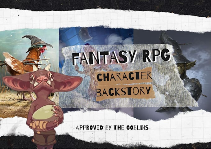 Create backstory for your fantasy rpg character by Goblinbau | Fiverr